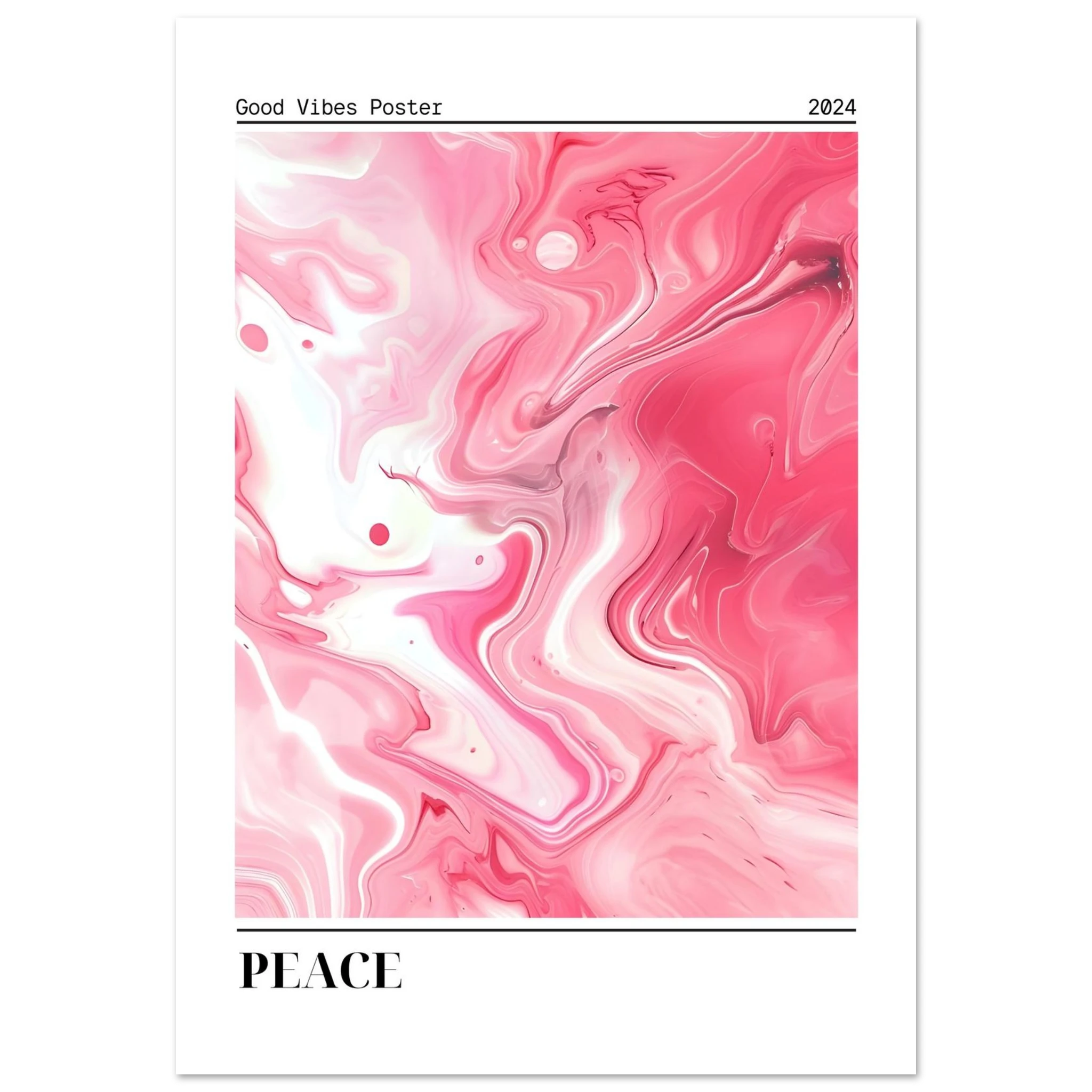 PEACE - Good Vibes Poster – POSTEREST
